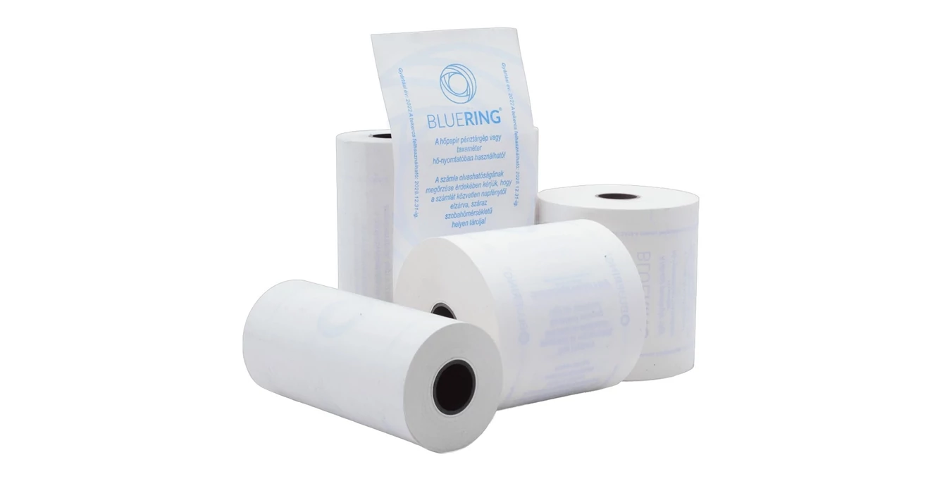 Hőpapír 57 mm széles, 9fm hosszú, cséve 12mm, 10 tekercs/csomag, ( 57/ ...