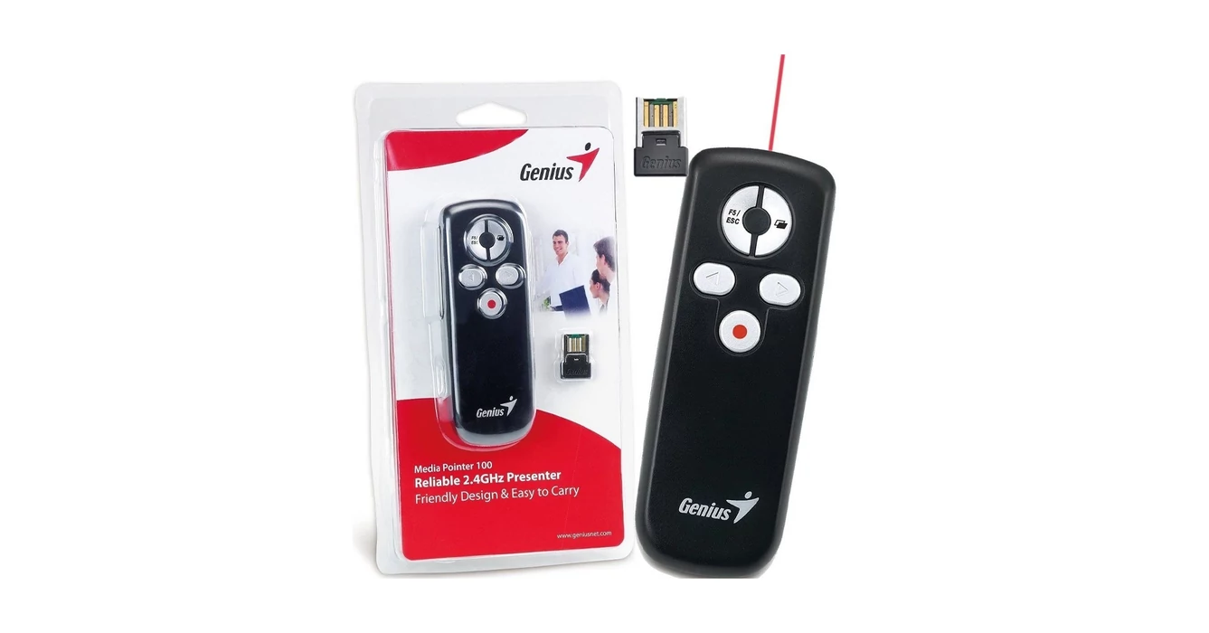 Prezentációs távirányító, Genius MediaPointer 100 17000+ termékünkből.